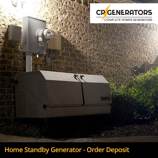 Order Deposit (Home Standby Generator) – CP Generators